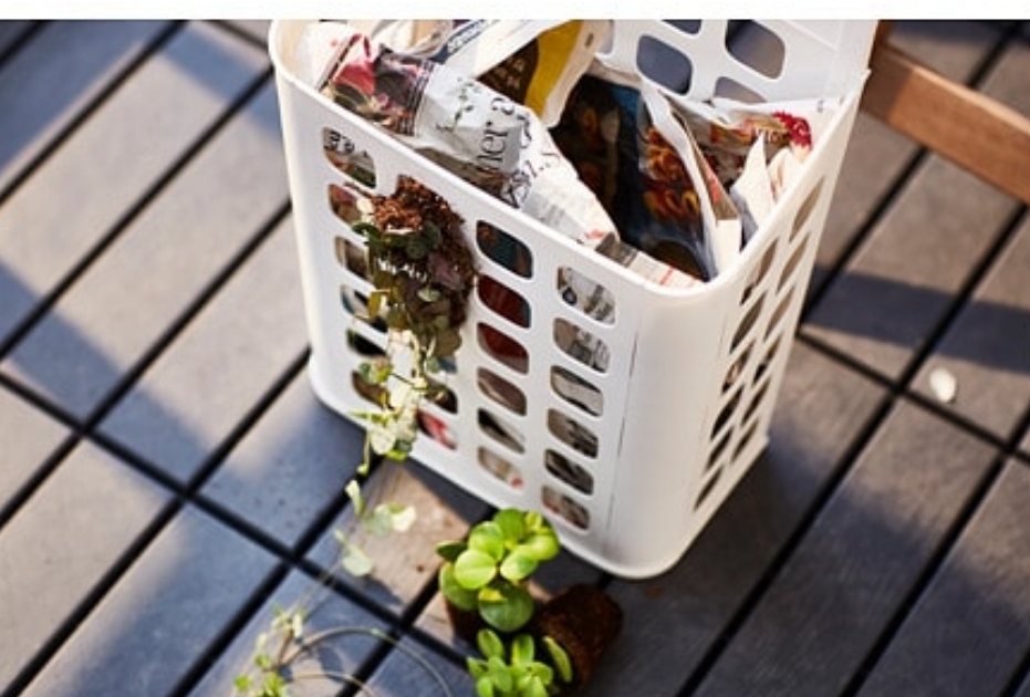 VARIERA Waste bin, white – Deals For Less